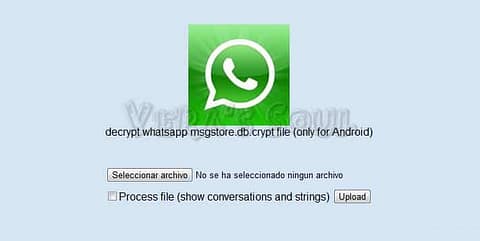 Herramientas Online para desencriptar WhatsApp » VeraSoul: todo está en ...